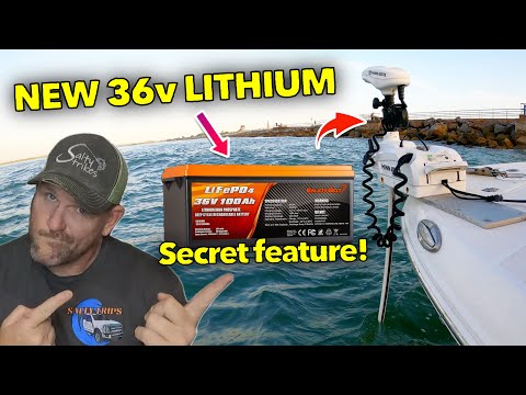 NEW 36v Lithium Battery for Trolling Motor!