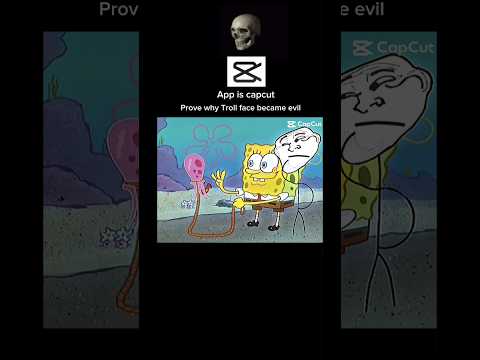 Sad SpongeBob And troll face
