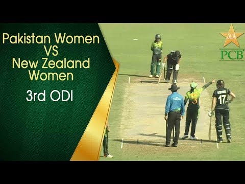 Pakistan Women v New Zealand Women - 3rd ODI at Sharjah Cricket Stadium
