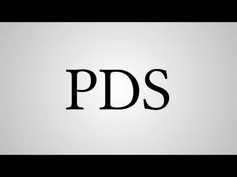 What Does "PDS" Stand For?