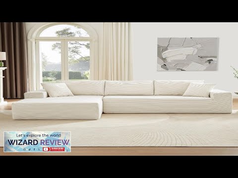 DEINPPA Modern Minimalist Style Modular Sofa Couch with Pillows and Back Support Review