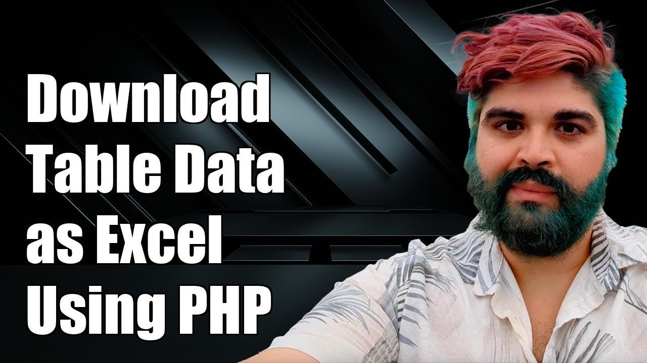 How to Download Table Data as Excel Sheet Using PHP: A Step-by-Step Guide