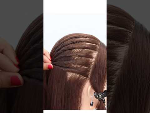 Simple hair style girl #hairstyle #openhairstyle