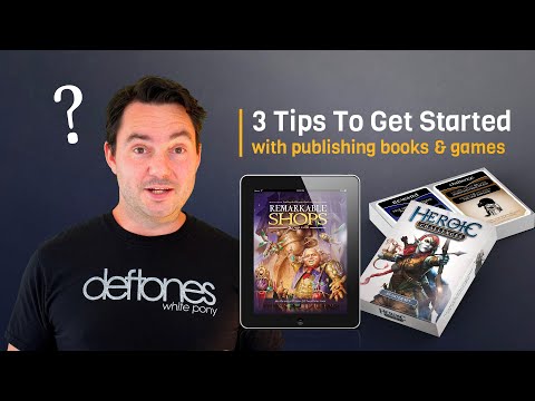 #1 Tip Getting Started Publishing D&D Books