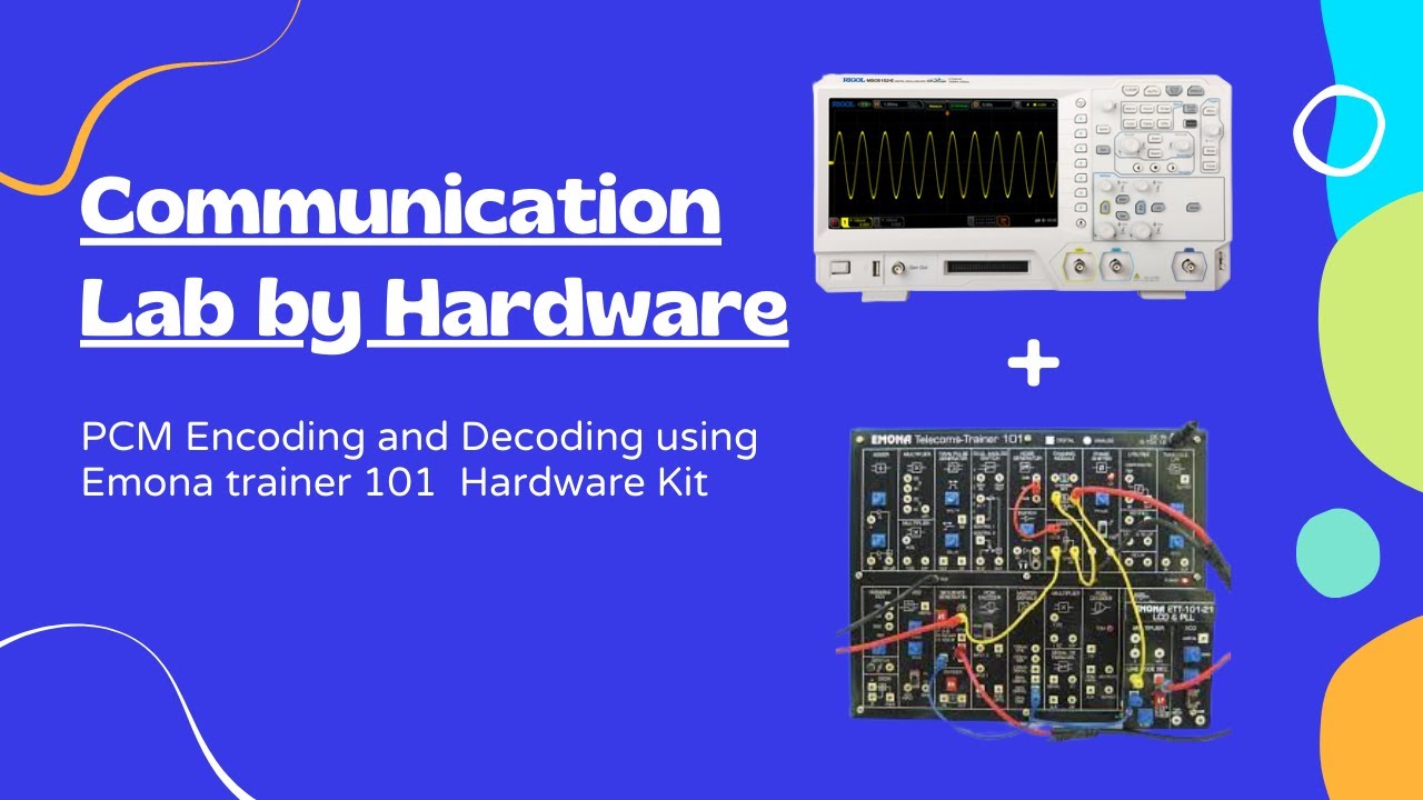 PCM Encoding and Decoding using Emona trainer 101 #Digital communication laboratory