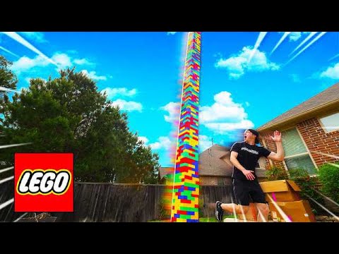 DON’T LET THE 100FT LEGO TOWER FALL ON YOU!