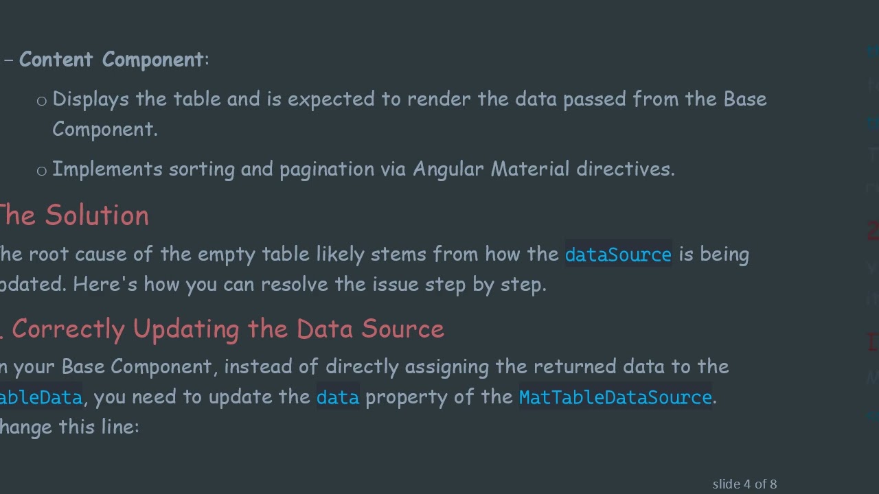 Resolving Angular Material Table Issues with Sorting and Pagination