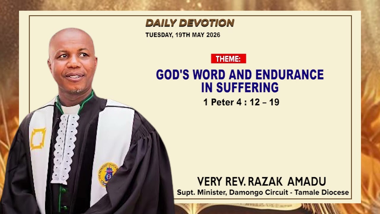 DAILY  DEVOTION - Tuesday, 19th May 2026