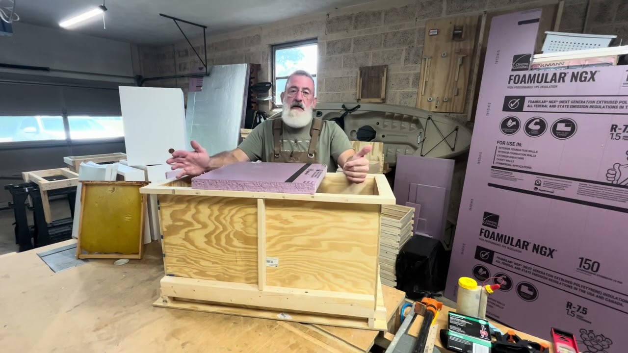 Insulated Layens Hive Body Assembly Part 1 of 4