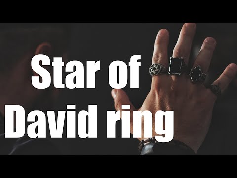 The Star of David - silver ring