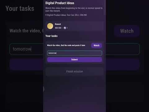 Digital Products ideas || tap swap code
