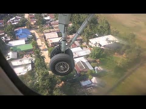 Plane landing in guwahati airport