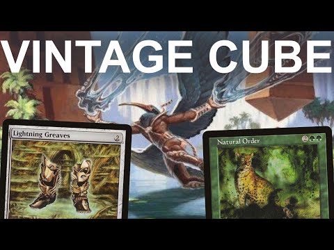 BRINGING ORDER TO CUBE! Magic Online Vintage Cube Draft. Nadu Reanimator Natural Order Combo MTG
