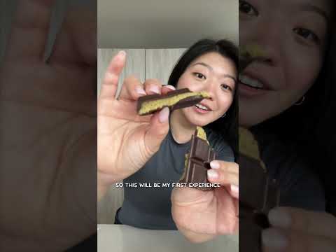 Trying Trader Joe's NEW Dubai Chocolate Bar 🍫