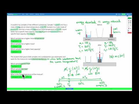 Chemistry - Thermodynamics & Physical Changes - Thermal Equilibrium