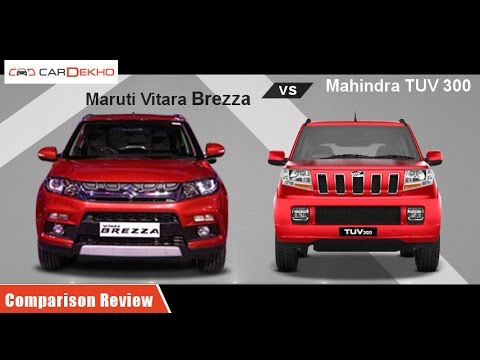 Maruti Vitara Brezza vs Mahindra TUV3OO | Comparison Review | CarDekho.com
