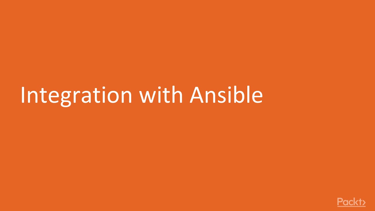 Python Network Programming : Integration with Ansible| packtpub.com