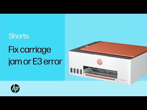 Fix a carriage jam or E3 error | HP printers | HP Support