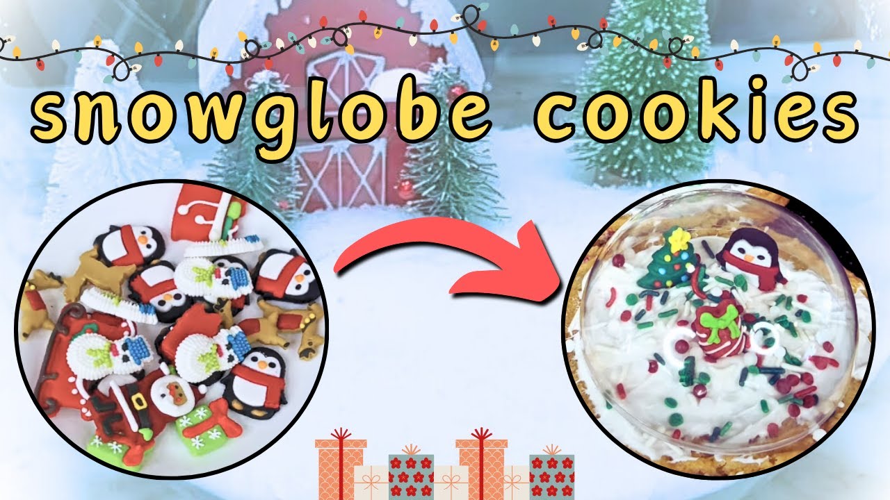 These VIRAL Snowglobe Cookies are so EASY!