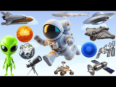 Space Vocabulary | Space Related words | Space Transport | Solar System Vocabulary