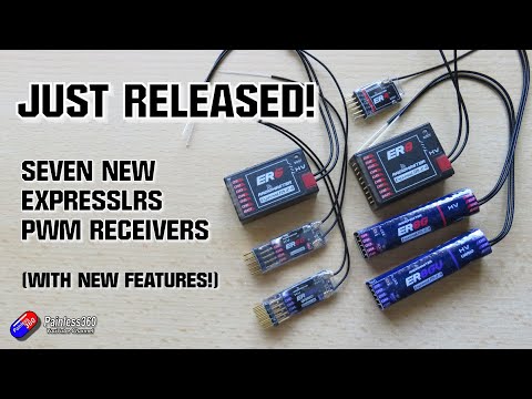 Seven RadioMaster ExpressLRS PWM Receivers (with 4 designed for glider pilots!)