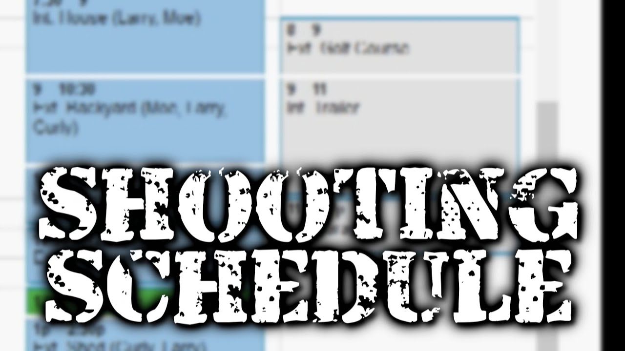 Tip: Create Shooting Schedule with Google Calendar