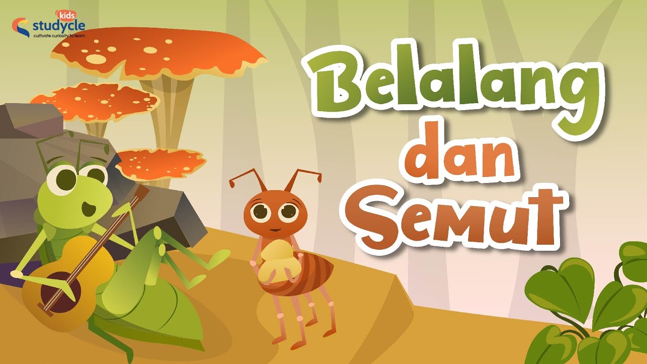 Kisah Semut dan Belalang | Dongeng Anak Bahasa Indonesia | Cerita Anak | Fabel | Kartun Anak