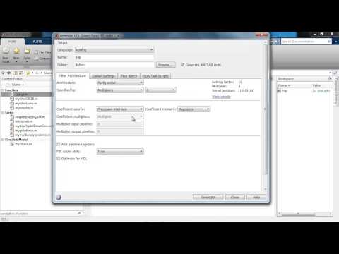 Filter Design HDL Coder