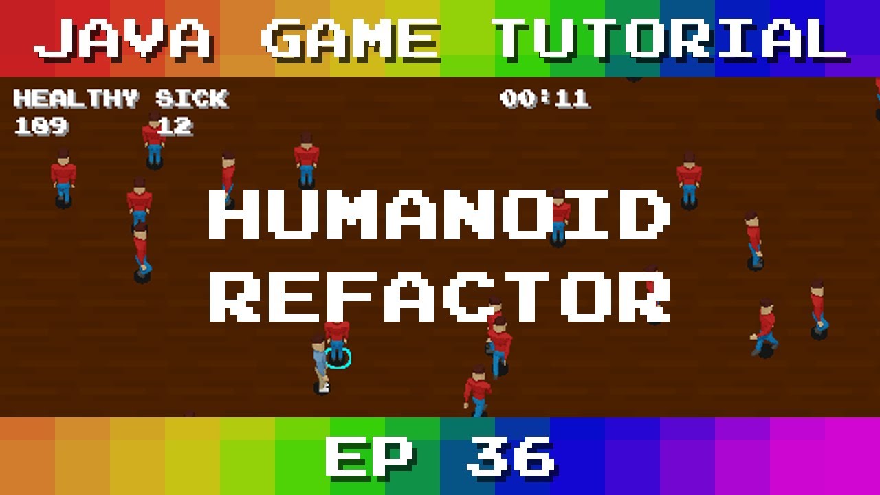 Java Game Tutorial: Ep 36 - Humanoid Refactor