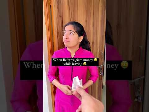 When Relative gives money🤑 while leaving🤪 #priyalkukreja #shorts #ytshorts