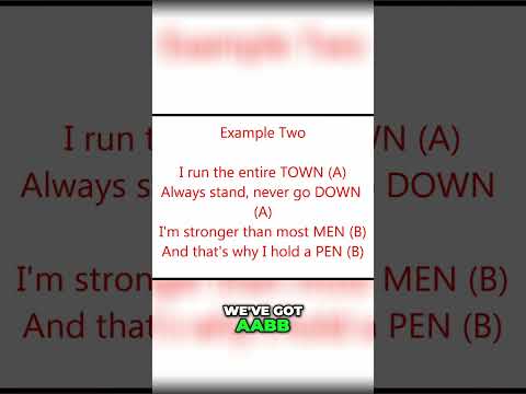 Crafting Rhyme Schemes: Unlocking Poetic Patterns