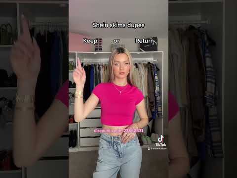 Shein skims dupes try on haul discount code 2023