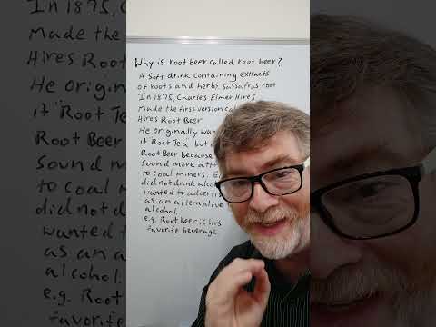 Do You Know Why Root Beer is Called Root Beer? Word Origin (424) - English Tutor Nick P