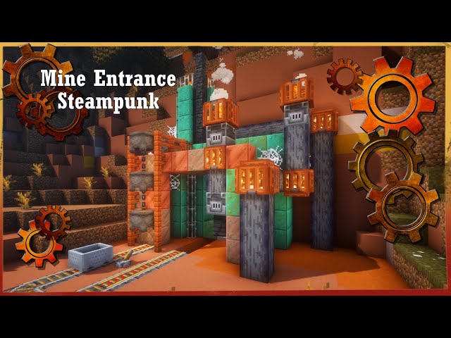 Steampunk Mine Entrance Minecraft Map
