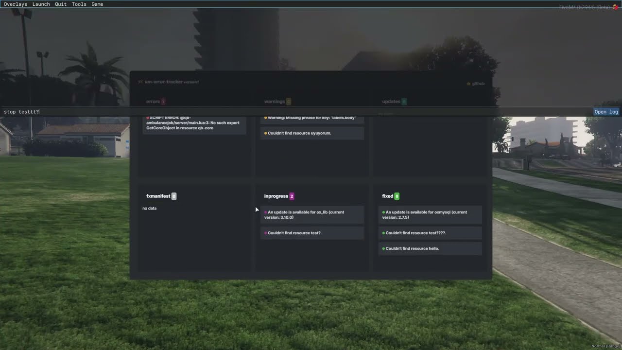 🚧 um-error-tracker (tool) - FiveM Releases - Cfx.re Community