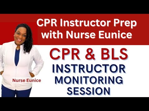 ❤️ CPR and BLS Instructor Teaching Demo - CPR Instructor Prep