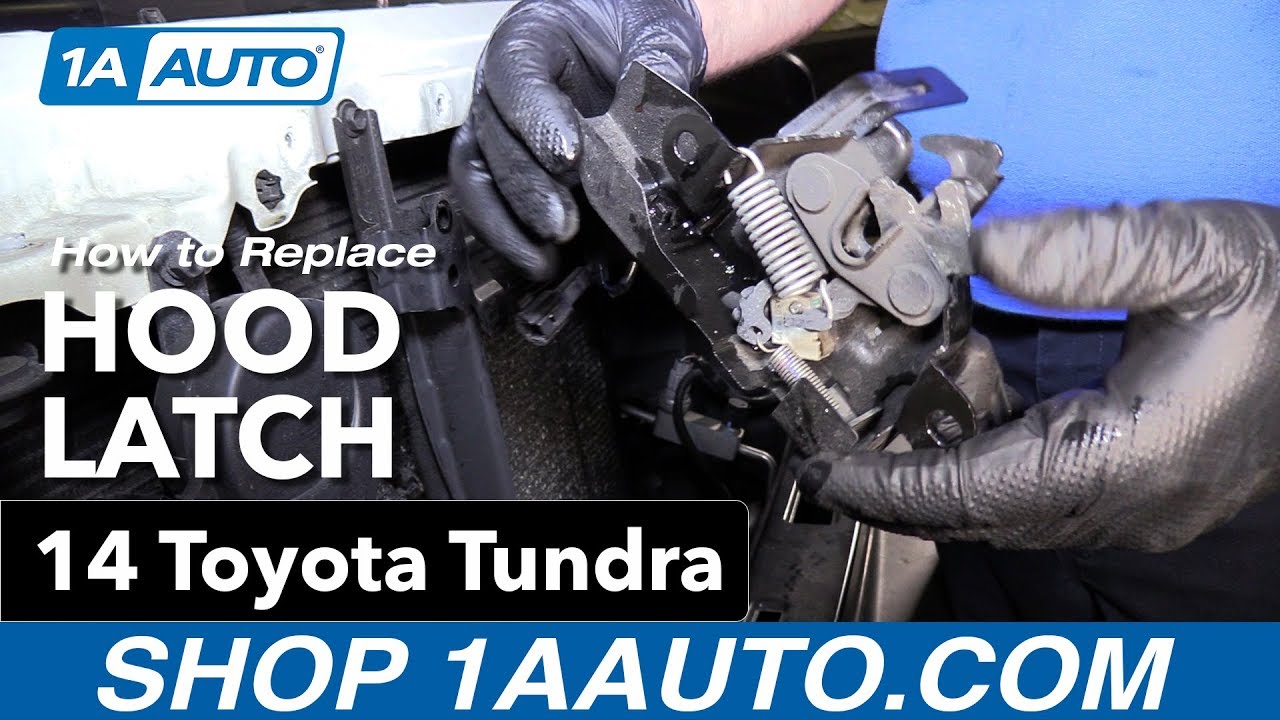 How to Replace Hood Latch 14-19 Toyota Tundra