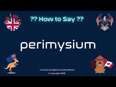 🧬 📖 How to Pronounce perimysium? (CORRECTLY) | Pronunciation Planet