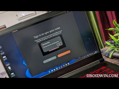 Spoof your PC to Samsung Galaxy Book and Install Samsung Notes App!