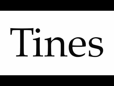 How to Pronounce Tines