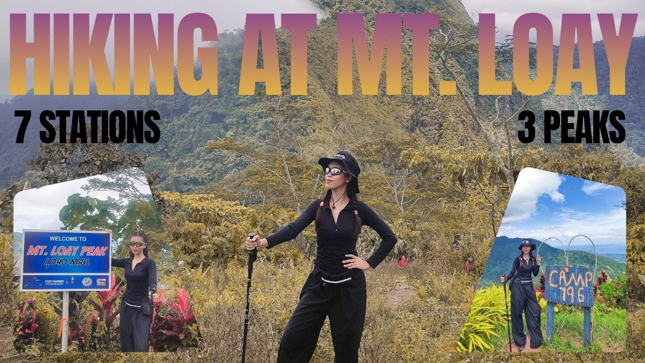 VLOG NO. 58 | Day Hike at Mt. Loay for 5 Peaks