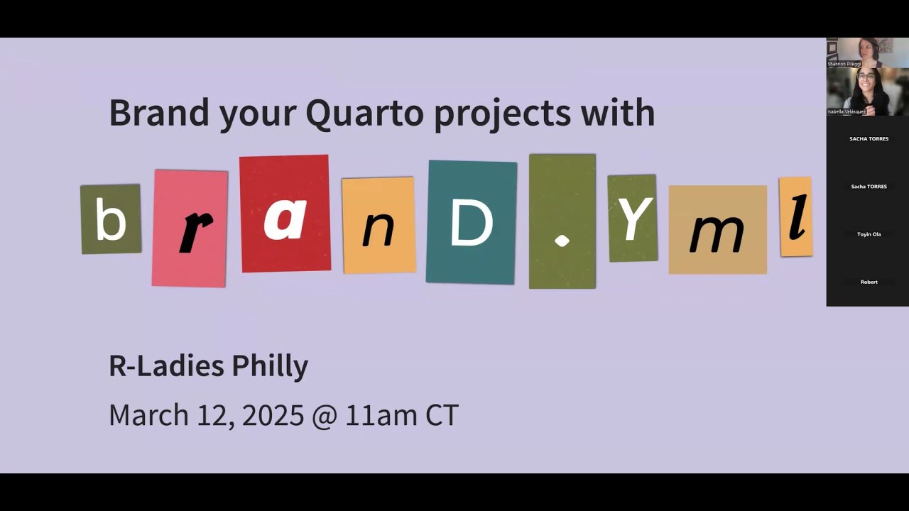 Quarto with brand.yml with Isabella Velásquez