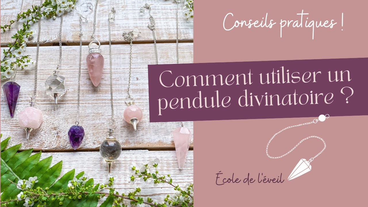 How to use a divining pendulum? How it works - Practice - Advice