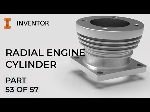 Inventor 2020 | Radial Engine | Cylinder | Vol. 53