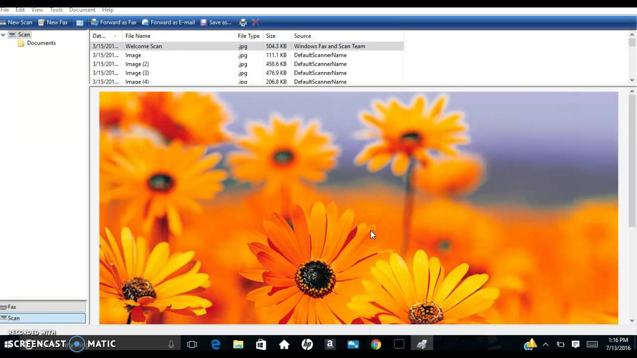 Scan Docs to PDF with Windows Fax/Scan