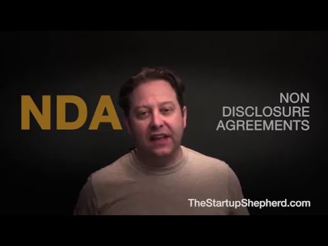 What is a Non Disclosure Agreement (NDA) ? - The Startup Shepherd
