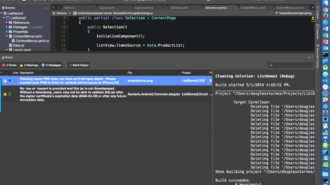 Xamarin.Forms ListView Part 2