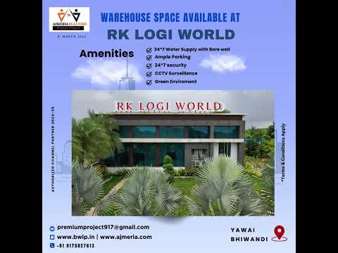 MMRDA APPROVED WAREHOUSE SPACE AVAILABLE FOR SALE AT R.K LOGI WORLD LOCATION YAWAI BHIWANDI.