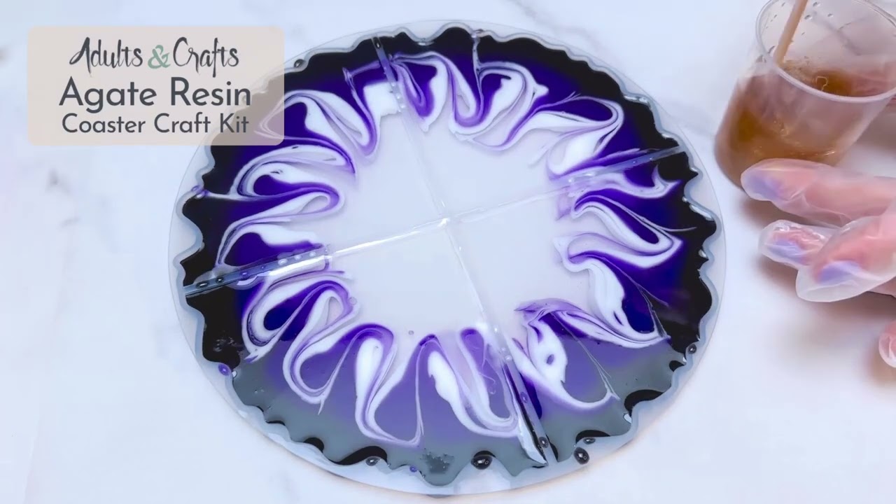 DIY Agate Resin Coaster Kit