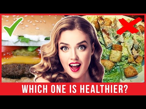 10 Fast Food Burgers With Less Fat and Calories Than a Caesar Salad!